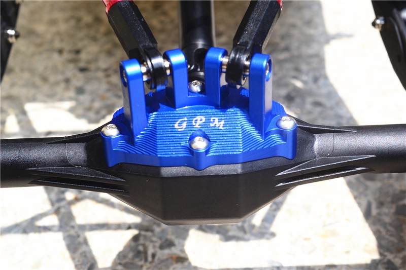 GPM Racing Aluminium Rear Gearbox Mount Losi Baja Rey Desert Truck 1/10 ...