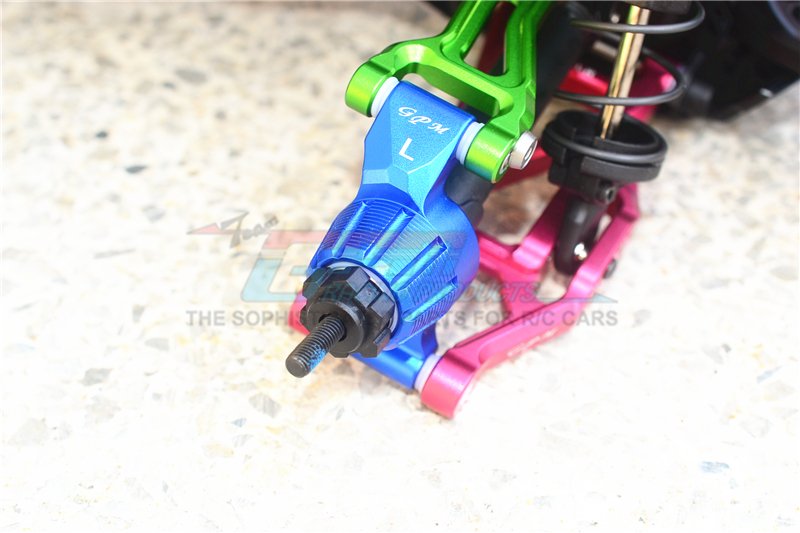 TRAXXAS MAXX 4S WIDEMAXX MAXX SLASH 6S CNC ALLOY REAR KNUCKLE ARMS STUB ...