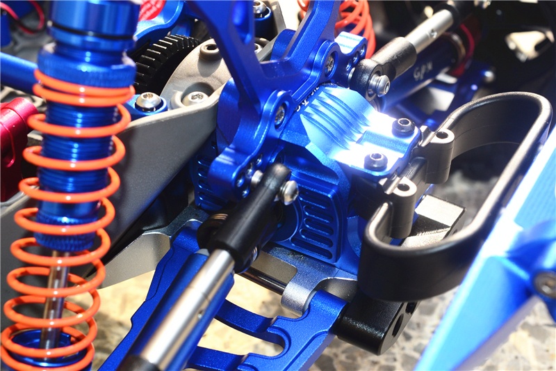 GPM RACING ALUMINUM REAR GEARBOX TRX6880 TRAXXAS UPGRADED PARTS - Rc_pieces