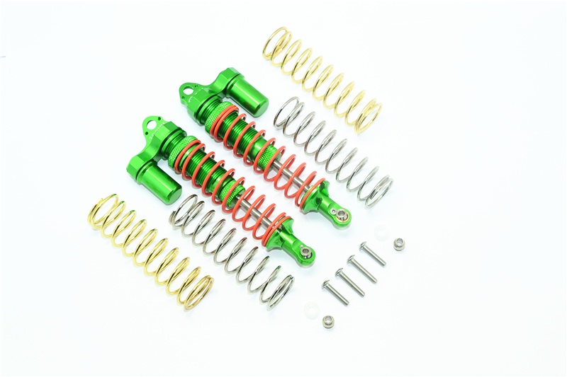 GPM RACING ALUMINUM REAR L SHAPE PIGGYBACK ADJUSTABLE SHOCKS 102MM ...