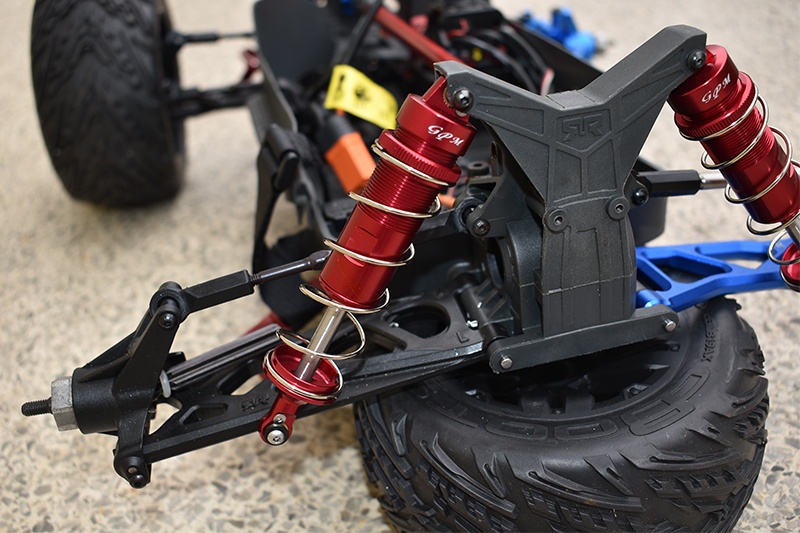 GPM RACING ALUMINUM REAR THICKENED SPRING SHOCK 120MM AR330553 KRATON ...