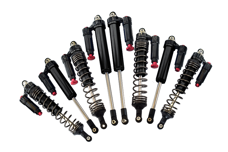 TRAXXAS UDR 6S ALLOY FRONT + REAR L SHAPE SHOCKS X8 (BUILT-IN PISTON ...