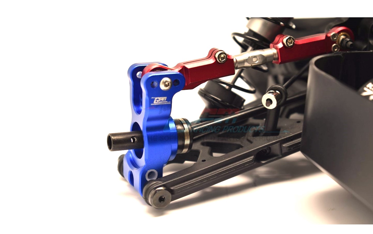 GPM RACING ALUMINUM FRONT KNUCKLE ARM STEERING BLOCK CORALLY UPGRADE ...