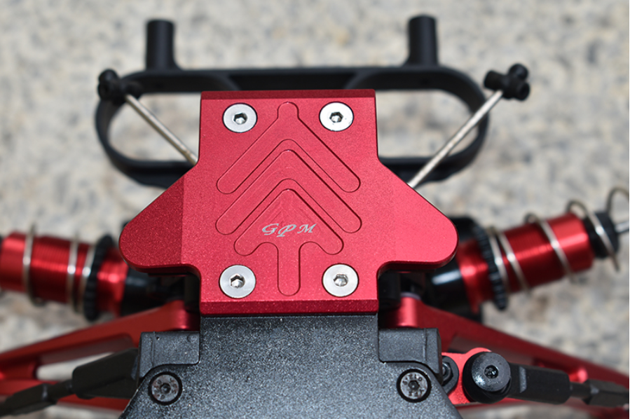 GPM RACING ALUMINUM FRONT CHASSIS PROTECTOR ARA320540 SKID PLATE ARRMA ...