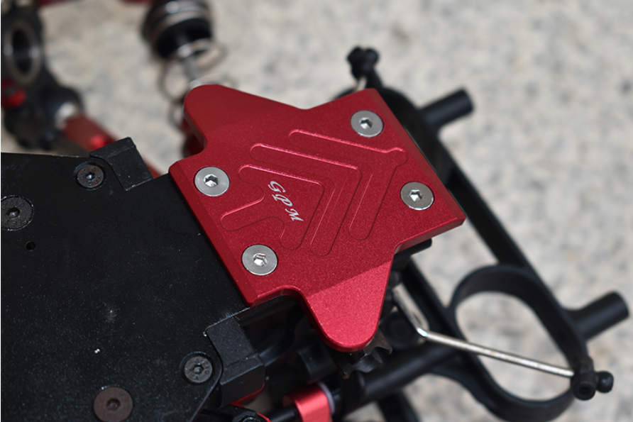 GPM RACING ALUMINUM FRONT CHASSIS PROTECTOR ARA320540 SKID PLATE ARRMA ...