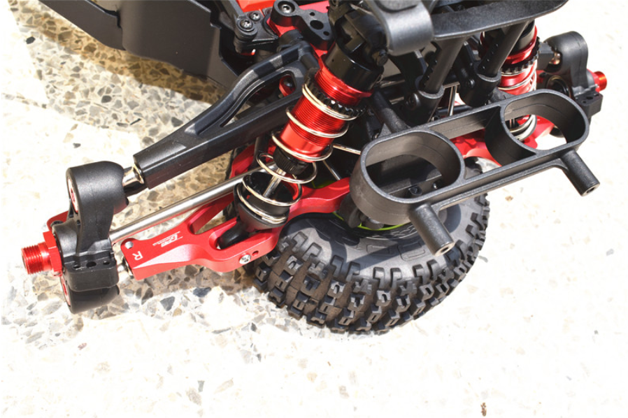 GPM RACING ALUMINUM FRONT LOWER SUSPENSION ARMS ARA330606 ARRMA UPGRADE ...