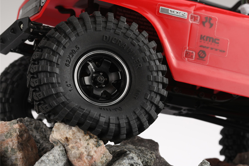 TRAXXAS TRX4M AXIAL SCX24 ALLOY 1 INCH BEADLOCK WHEELS ( BLACK ) GPM ...