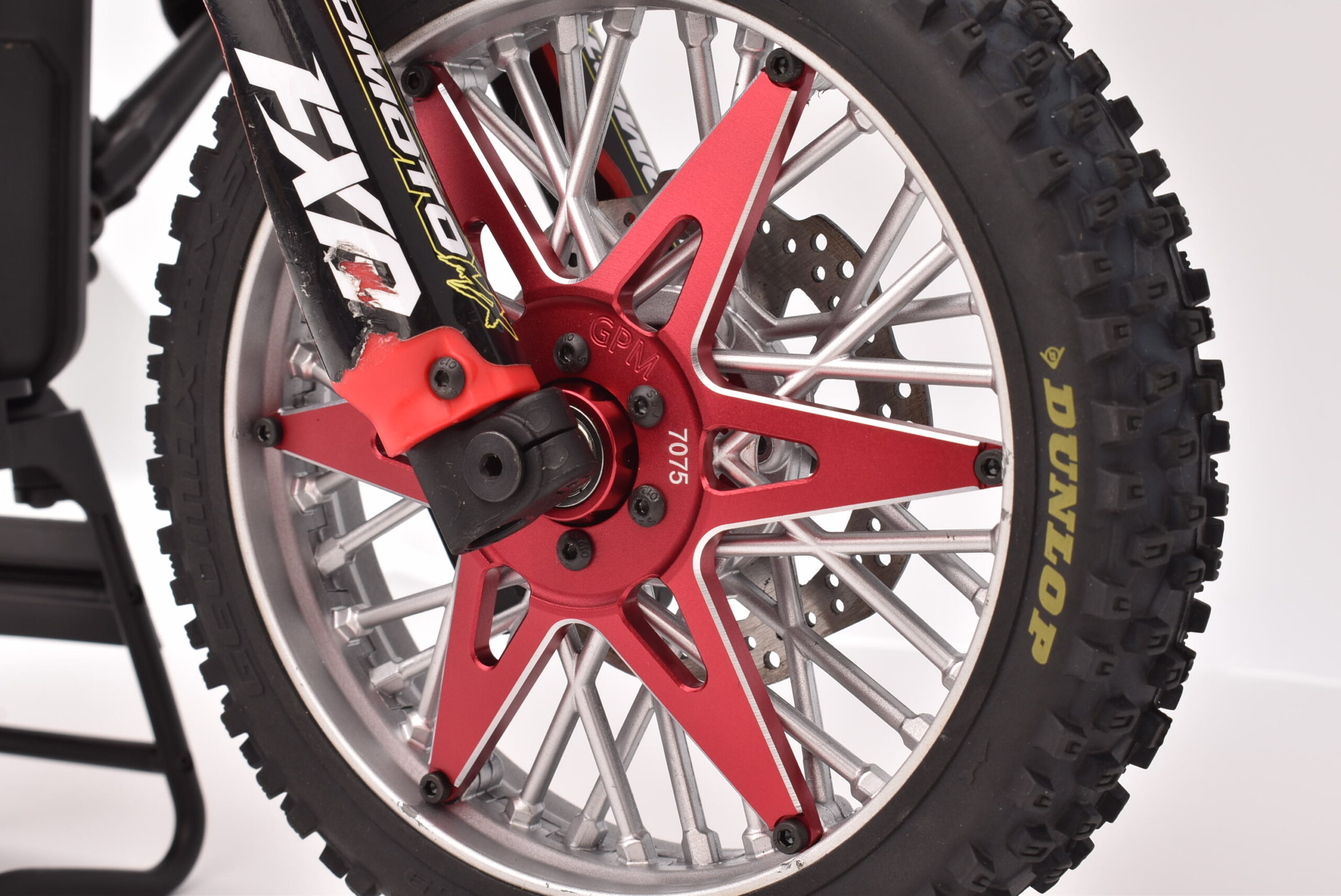 LOSI PROMOTO MX MOTORCYCLE 1/4 ALLOY 7075 FRONT WHEEL REINFORCING PLATE ...