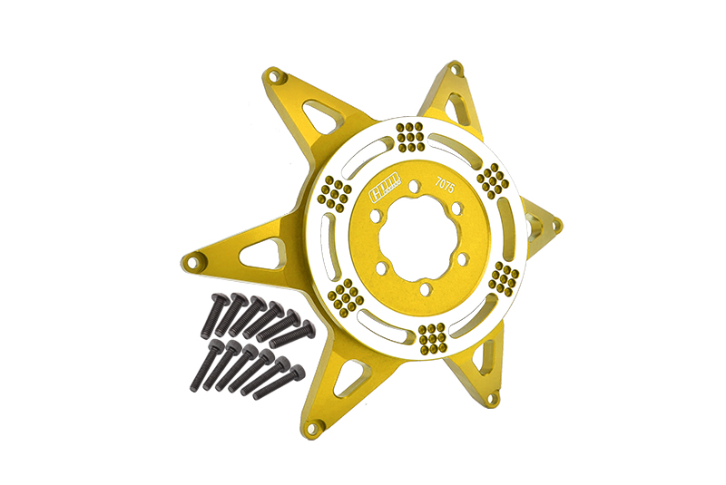 LOSI PROMOTO MX MOTORCYCLE 1/4 ALLOY 7075 REAR WHEEL REINFORCING PLATE ...