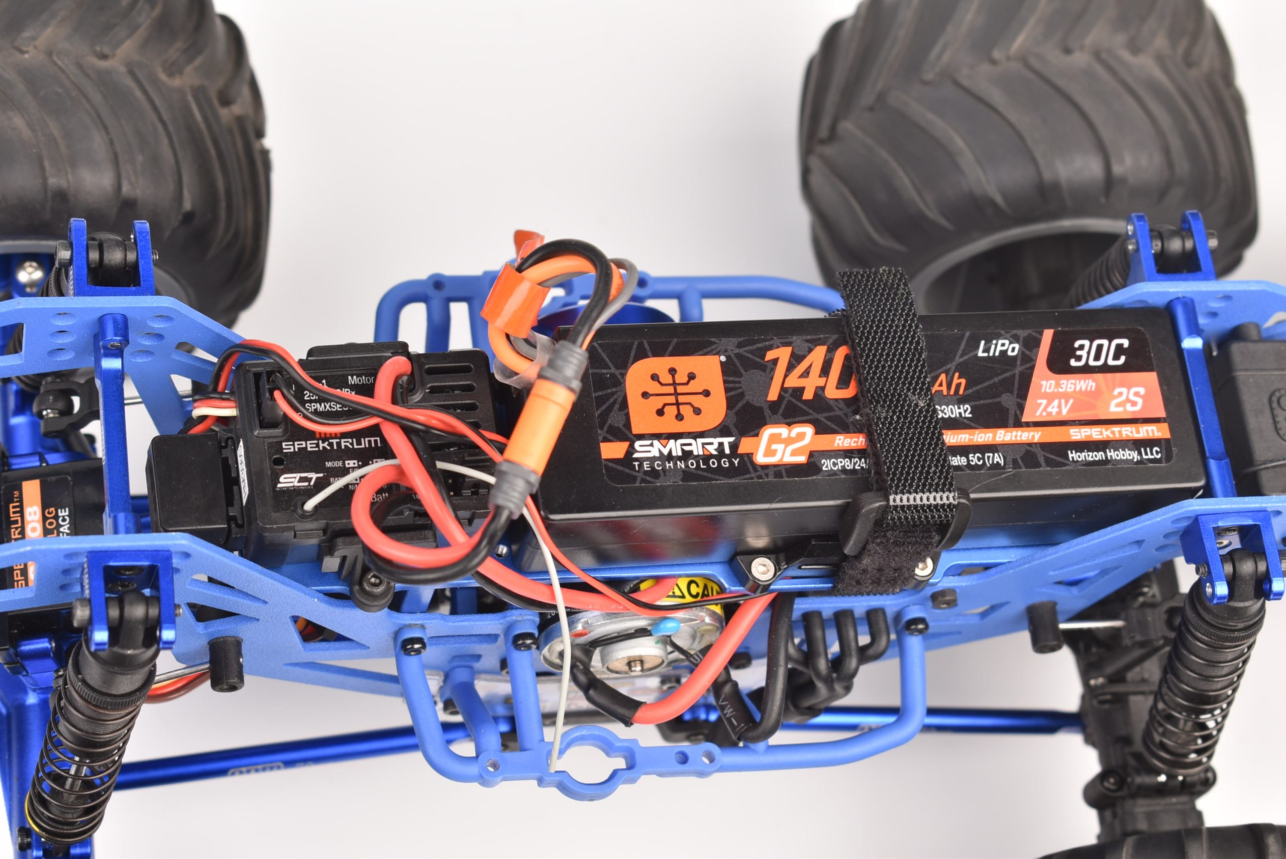 LOSI LMT MINI 1/18 CNC ALLOY 7075 BATTERY COMPARTMENT + ESC & RECEIVER ...