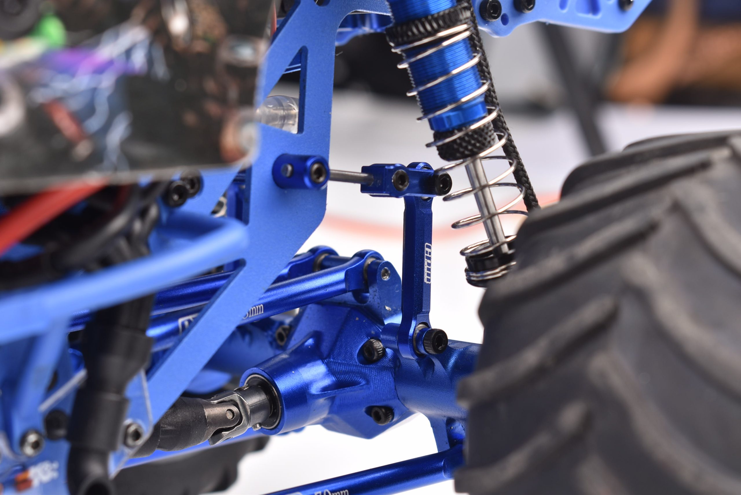 LOSI LMT MINI 1/18 CNC ALLOY 7075 FRONT & REAR SWAY BAR SET GPM UPGRADE ...