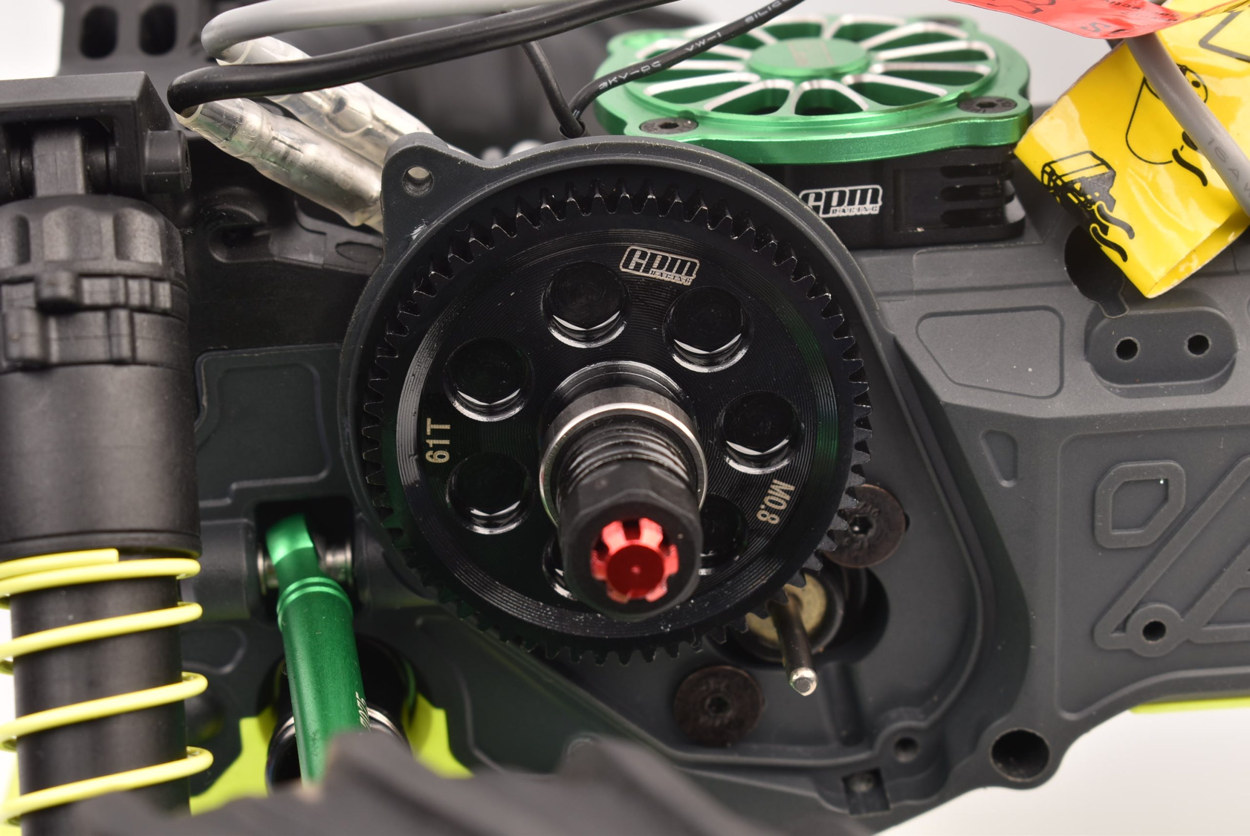 ARRMA GORGON MEGA 550 1/10 2WD CNC MEDIUM CARBON STEEL STEEL SPUR GEAR ...
